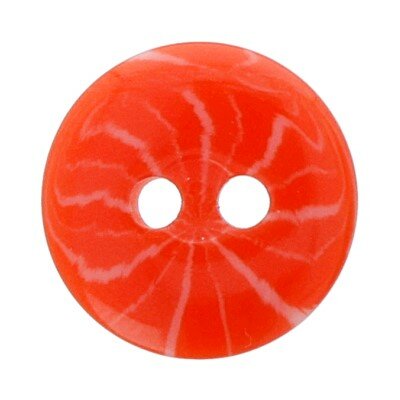 Пуговица детская Gamma AY 9972-6IV-M34W 24" (15 мм) темно‑оранжевый
