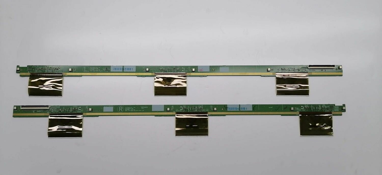 Driver Board 2 планки драйвера LCD Panel LC430DGG(FJ)(M1) V16 43UHD_LCM Ver0.1 6870S-2116B 6870S-2117B для 43Uh656V 43Uh656V-Zb Lcd Телевизор Lg Плата разъемов арт. 11592