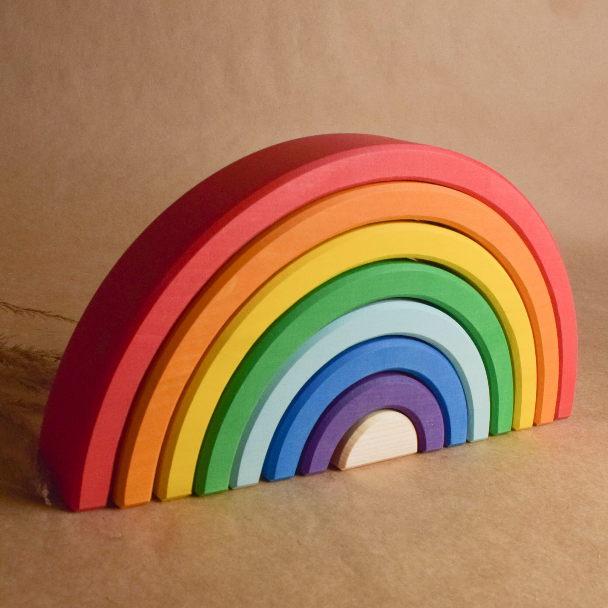 Деревянная Радуга Большая детский Конструктор для Малышей