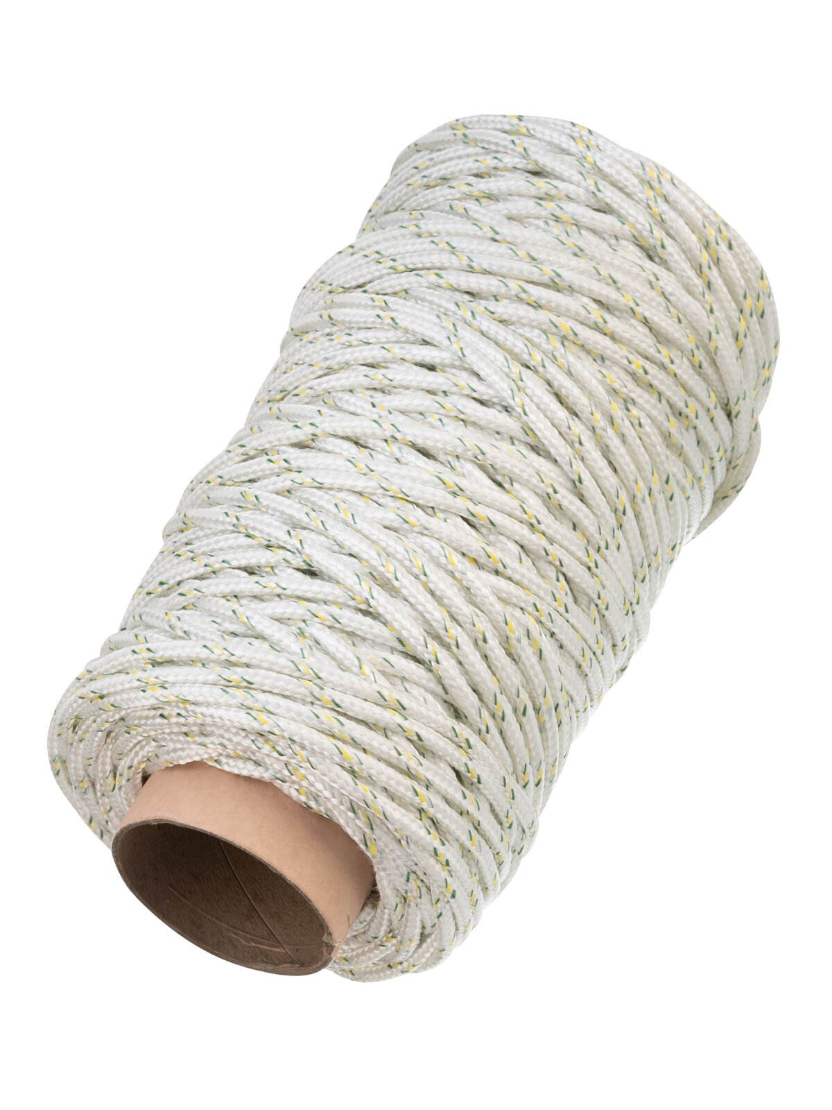 Фал плетёный капроновый с сердечником Сибртех 6 мм, L 100 м, 16-прядный 93969