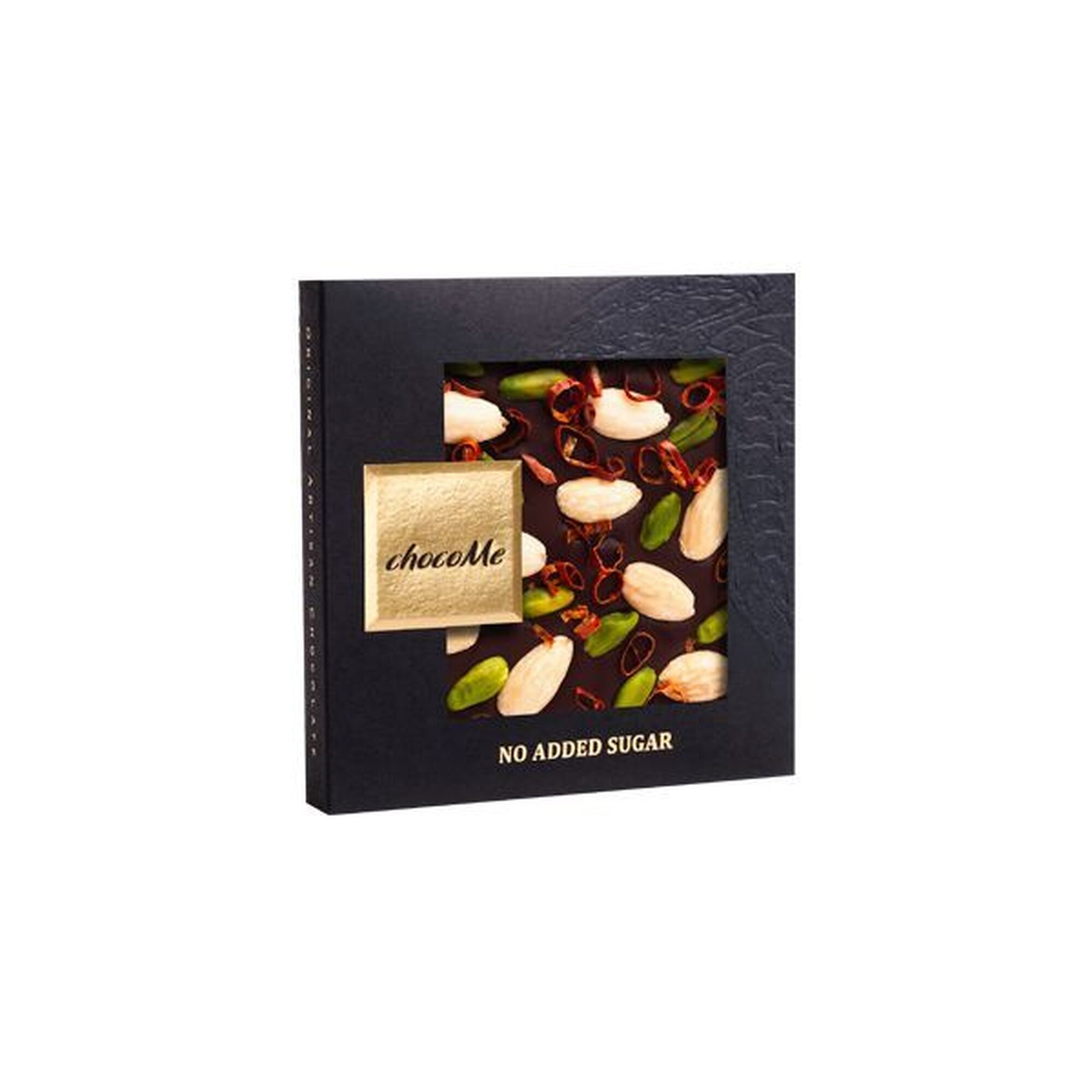 4 шт. Горький шоколад сhocoMe без сахара с миндалем, фисташками и перцем чили, ручная работа, 70 гр