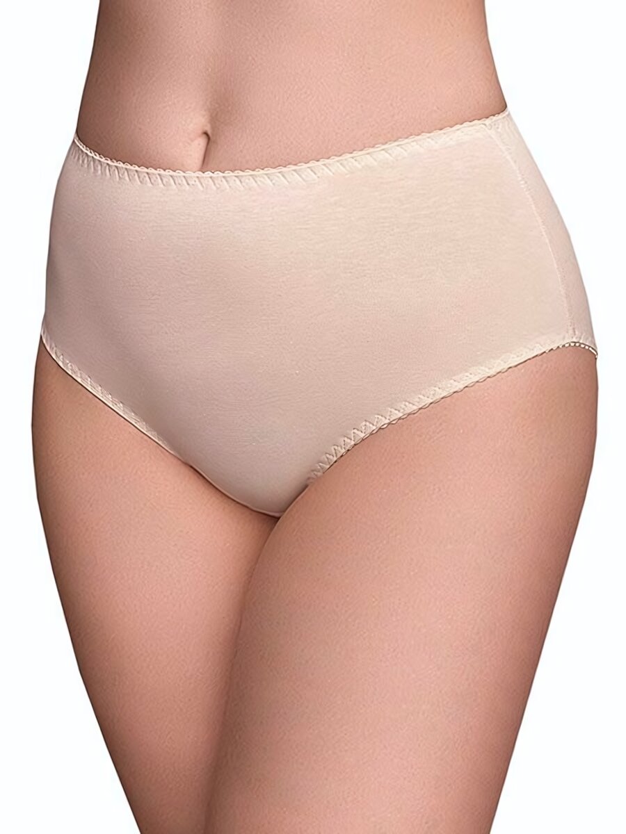 Трусы Высокие трусы-слипы из мягкого натурального хлопка