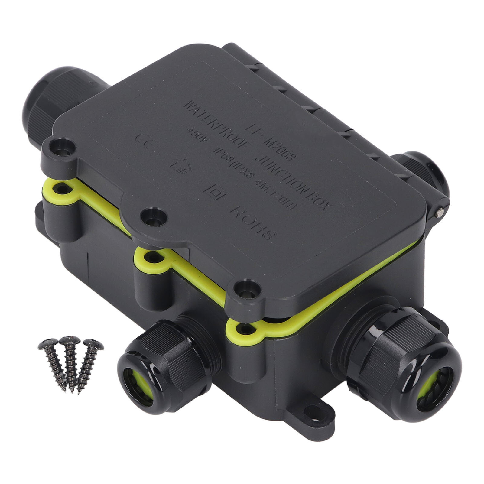 Соединительная коробка 4-ходовая, IP68, наружная, 450V