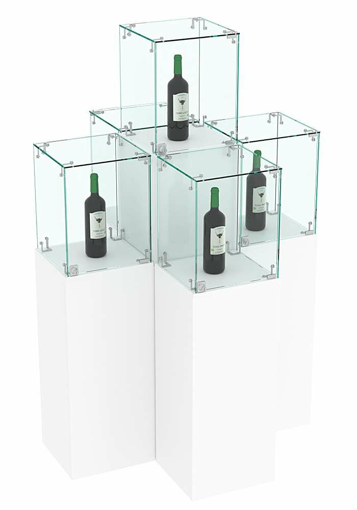 Комплект Демо-стендов со стеклом Льдинка-Крест №1, Белый. Производитель товара - компания ТОБ.