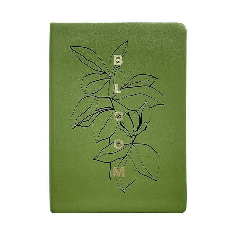 Ежедневник недатированный А5 160л зеленый интегр Olive I1123/green
