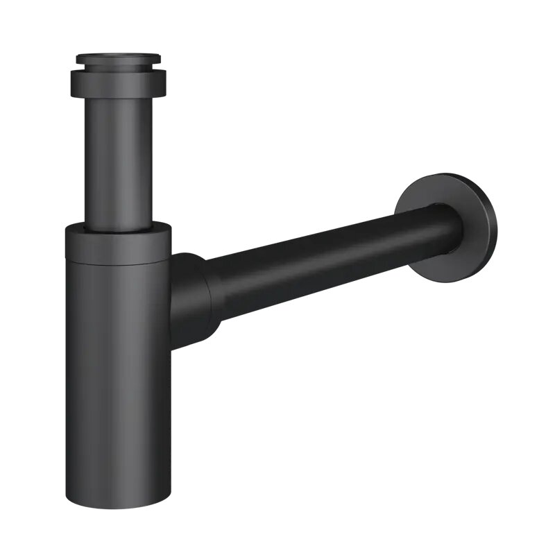 Сифон для раковины Monlid 32 мм черный