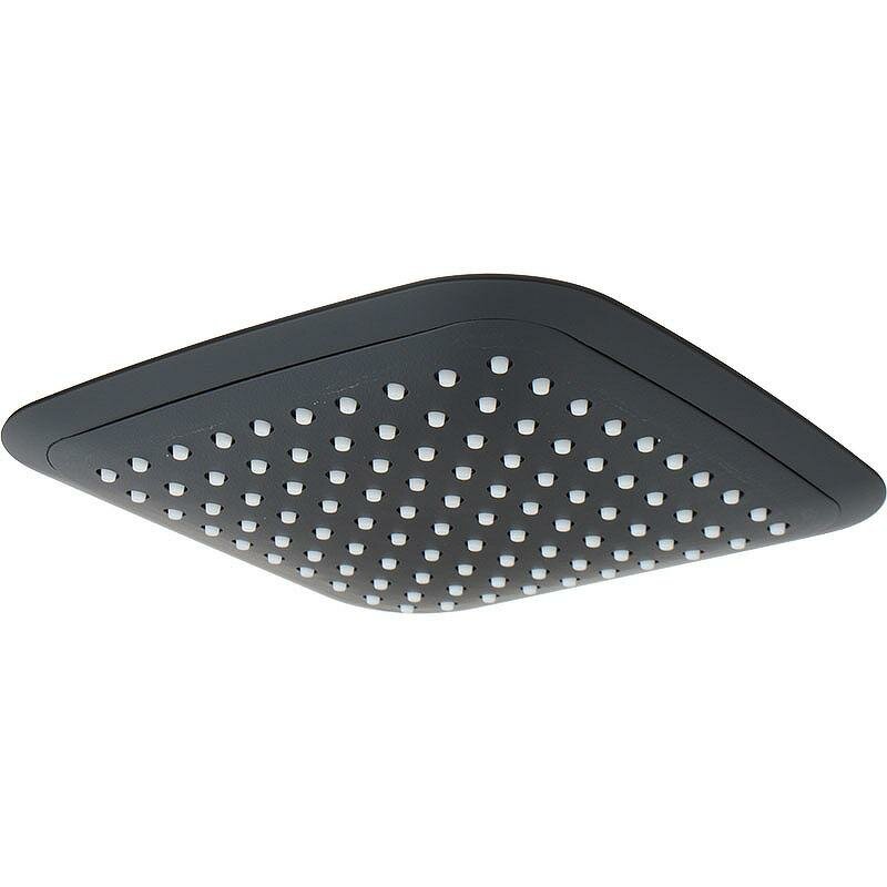 Верхний душ Melodia della vita Standard Middle MKP20597C bk 200х200 мм, черный, на кронштейн