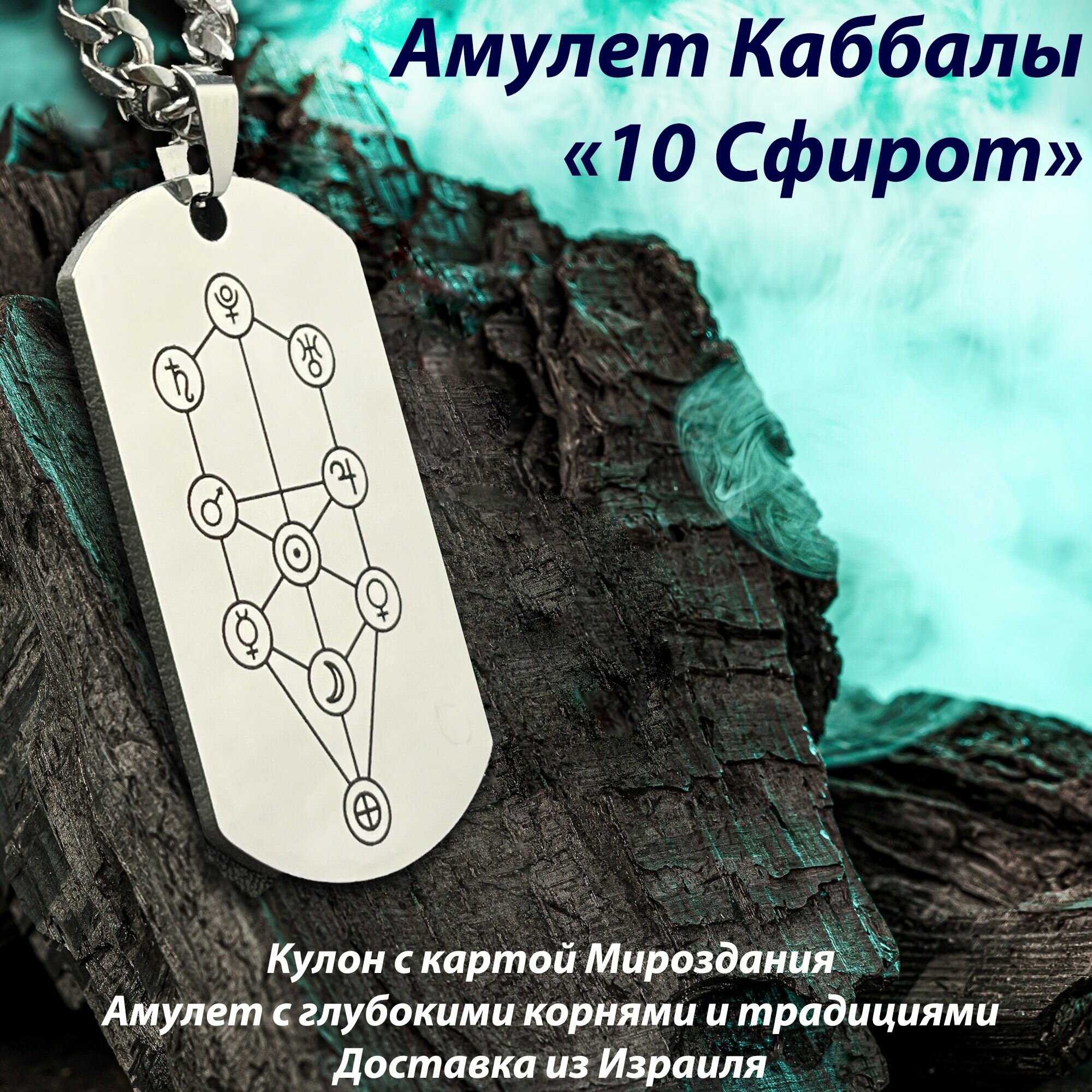 Амулет Каббалы "10 Сфирот"