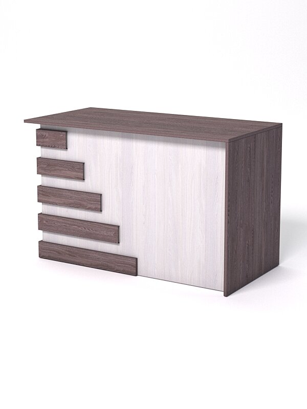 Стол руководителя №8, Ясень Анкор и Ясень Анкор. Производитель товара - компания Westcom.