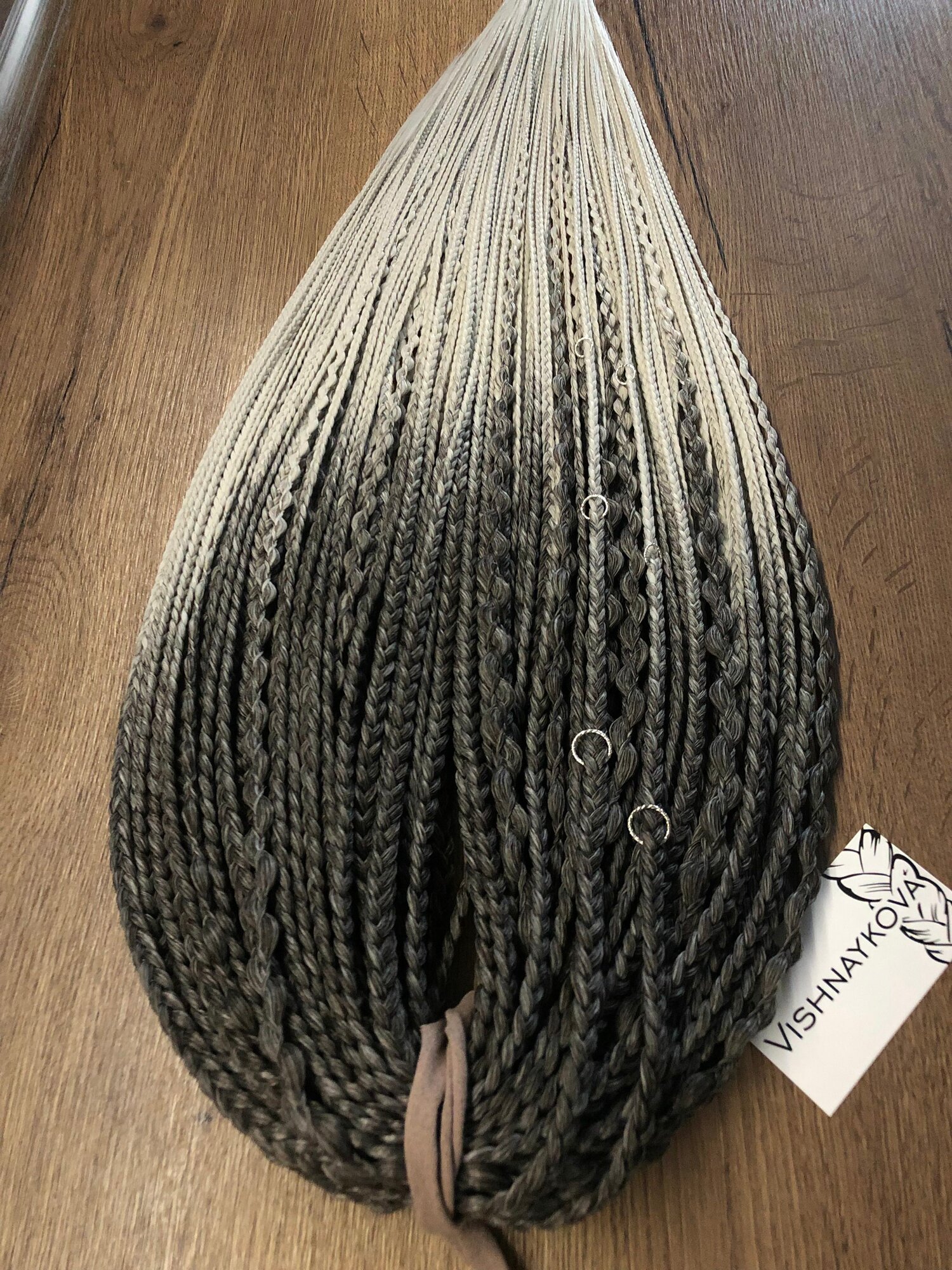 VISHNAYKOVA Ручной комплект кос черный ЛИС