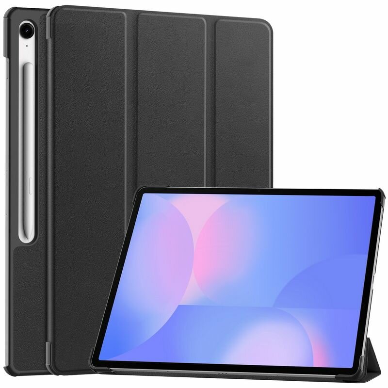 Ультратонкий жесткий чехол из искусственной кожи для Samsung Galaxy Tab S10 FE+ (SM-X620/SM-X626B) 13,1 дюйма