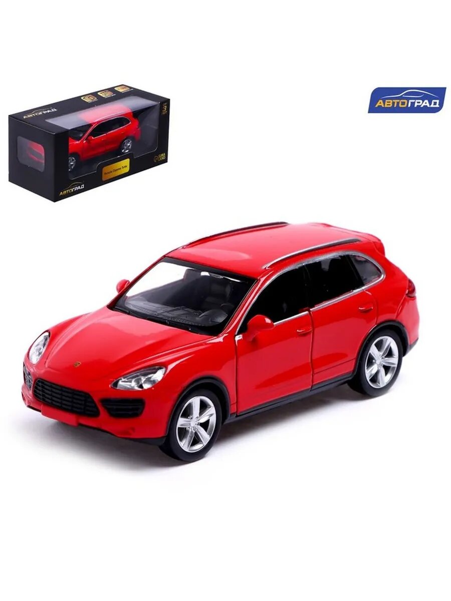 Машина металлическая PORSCHE CAYENNE TURBO, 1:32, открываютс