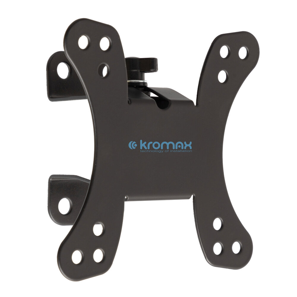 Кронштейн для ТВ KROMAX GALACTIC-10 black (max VESA 100x100 мм, настенный, наклонно-поворотный, max 20 кг) (24046)