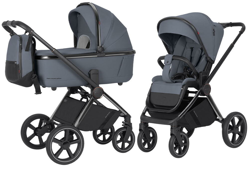 Коляска 2в1 Carrello Ultimo Chrome CRL-6524 2025 2в1, Cool Grey, для детей с рождения 0+