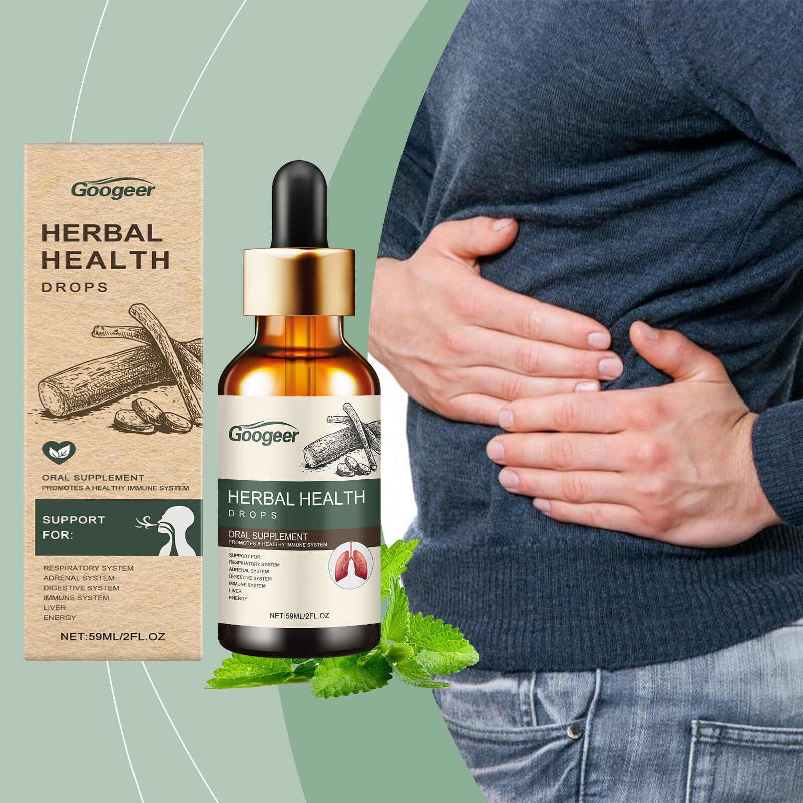 Натуральная Добавка К Корню Солодки Herbal Health Drops Для Ухода За Телом