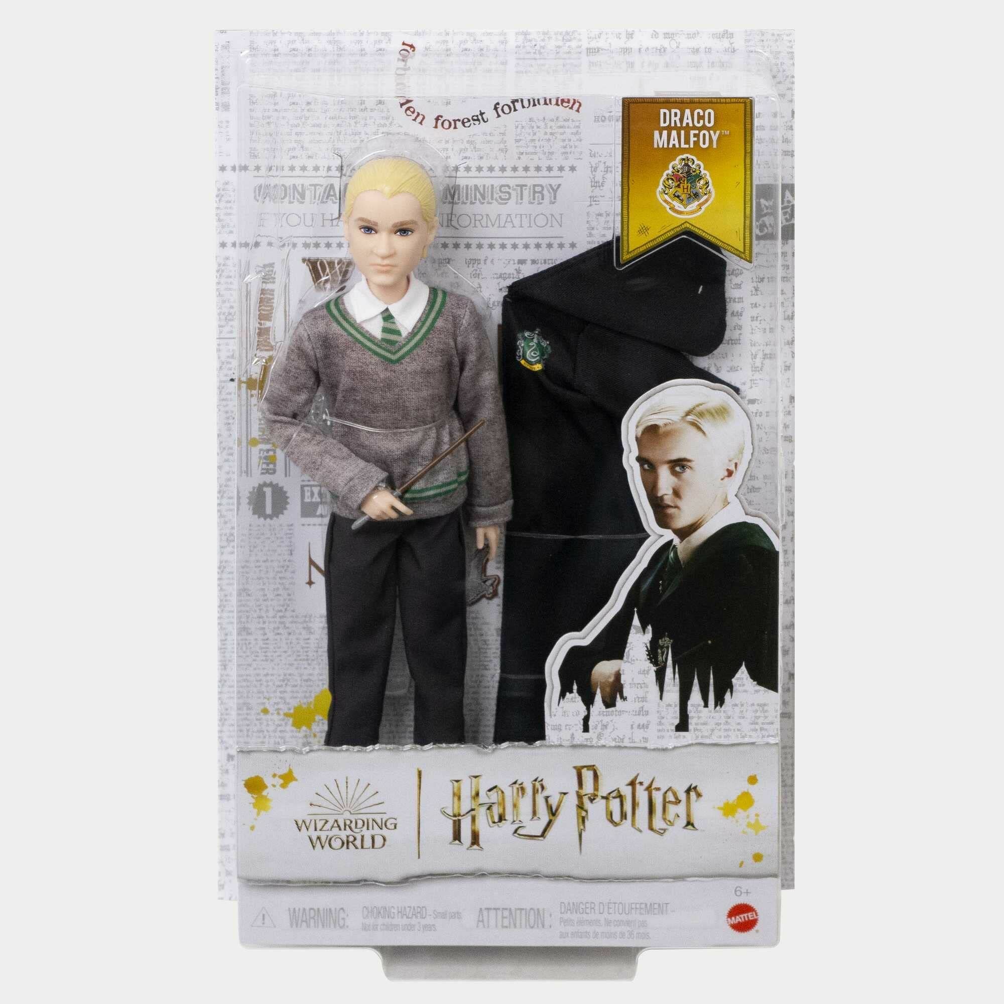 Mattel Wizarding World Harry Potter Draco Malfoy Chamber of Secrets Doll / Коллекционная кукла Гарри Поттер 10,5 дюймов в форме Хогвартса, мантии Гриффиндора и волшебной палочке