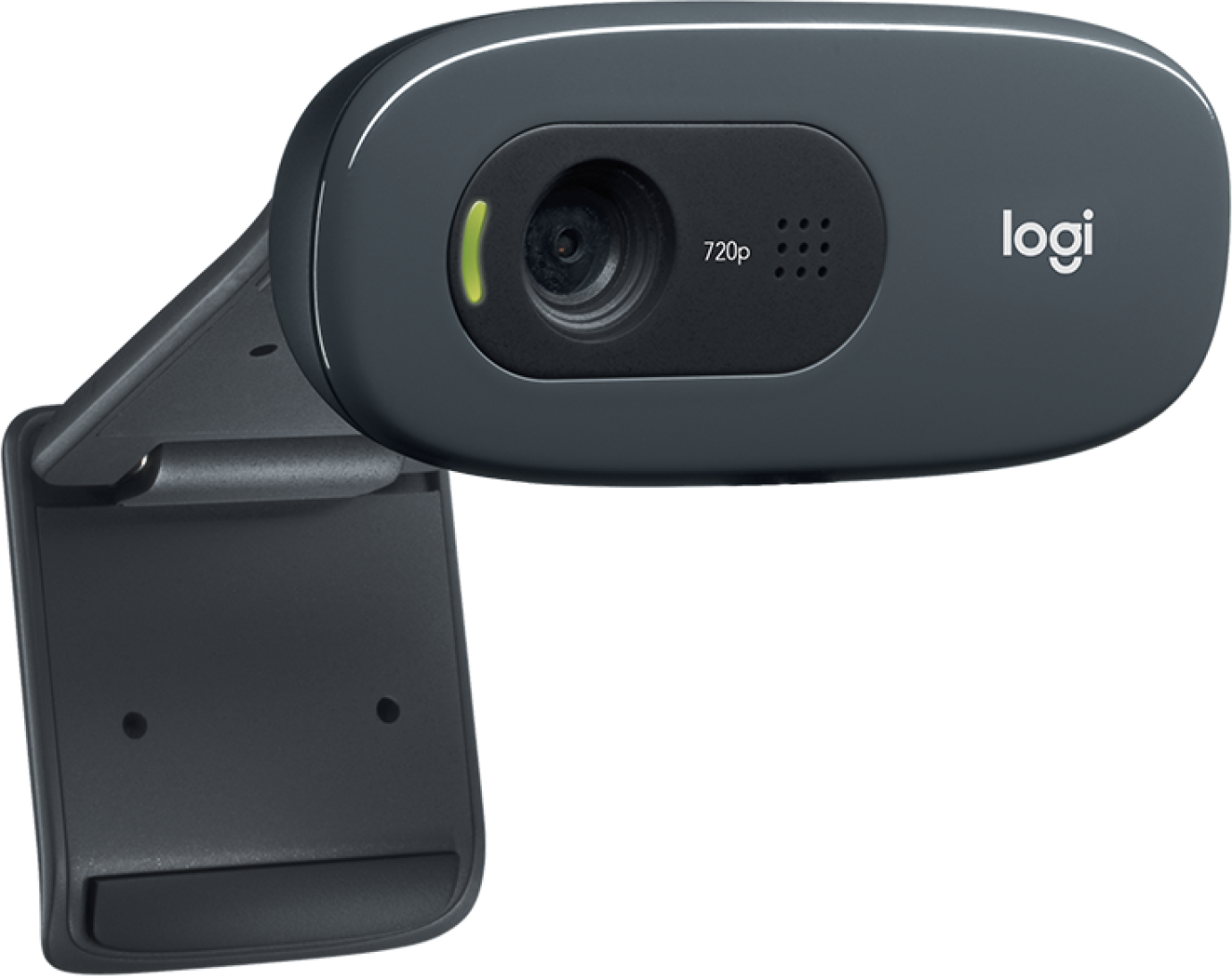 Веб-камера Logitech HD Webcam C270, чёрная, 720p, USB 2.0, с встроенным микрофоном и технологией RightLight — фото 1