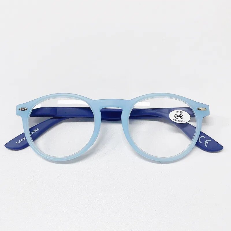 Очки для чтения Kaleidoscope Glasses синие +0/+100/+150/+200/+250/+300/+350