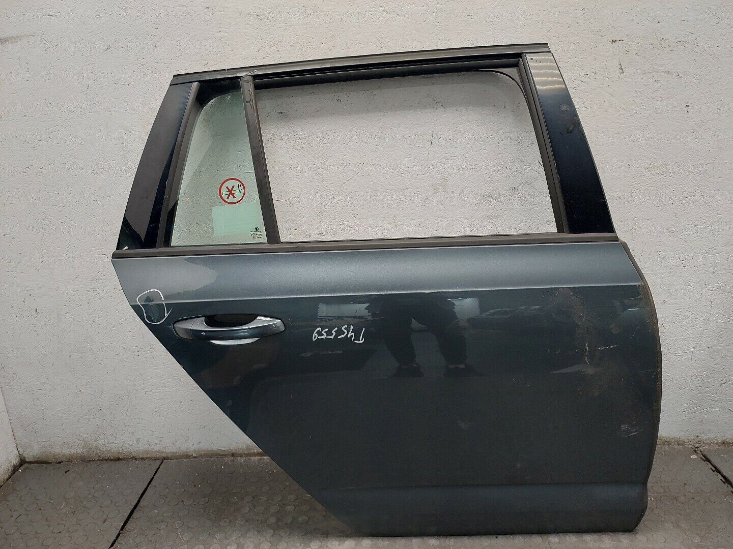 Дверь боковая (легковая) правая задняя Skoda Octavia (A7) Б/У