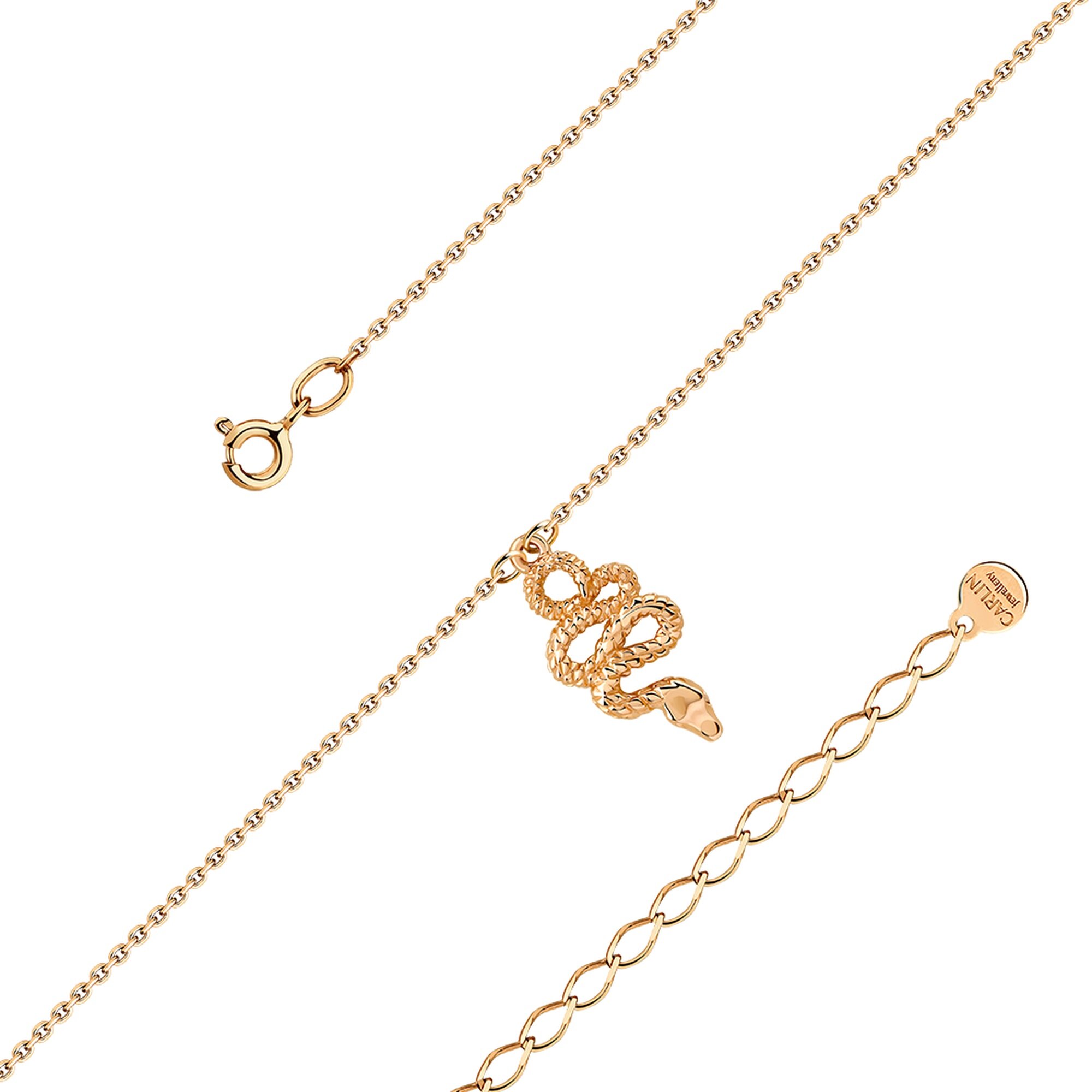 Браслет, красное золото, 585 проба