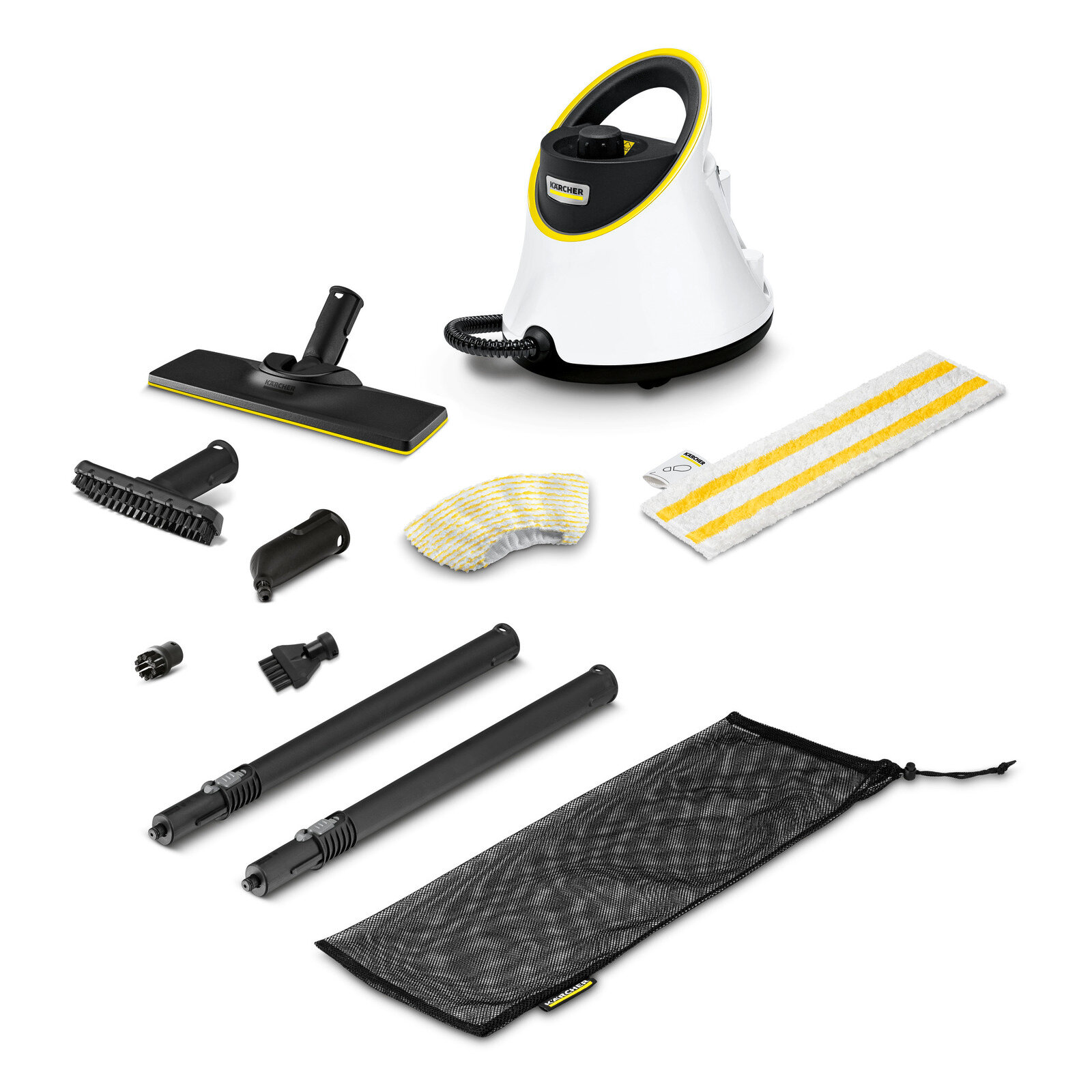 Пароочиститель напольный Karcher EasyFix SC 2 Deluxe 1500 Вт. белый 1.513-400