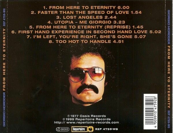 Диск Giorgio Moroder - From Here To Eternity (1 CD) — фото 1