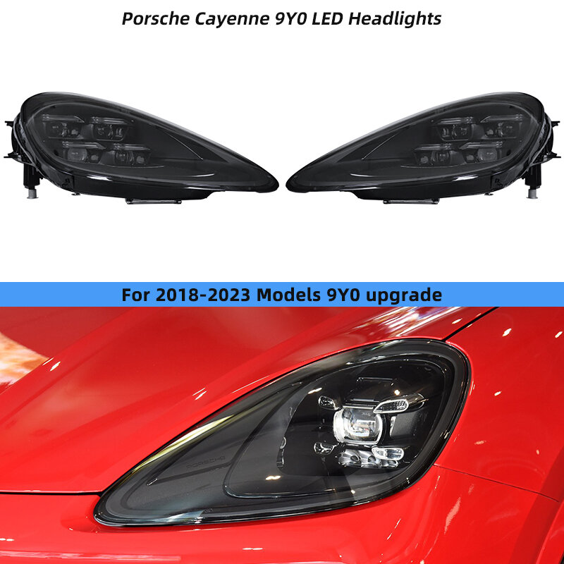 Светодиодные Матричные Фары Porsche Cayenne 2018-2024, Лидер Продаж, Plug And Play Цена за:1 комплект арт. 1601090810992