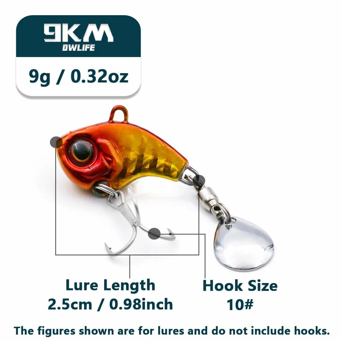 Рыболовные приманки VIB Crankbait 9KM DWLIFE