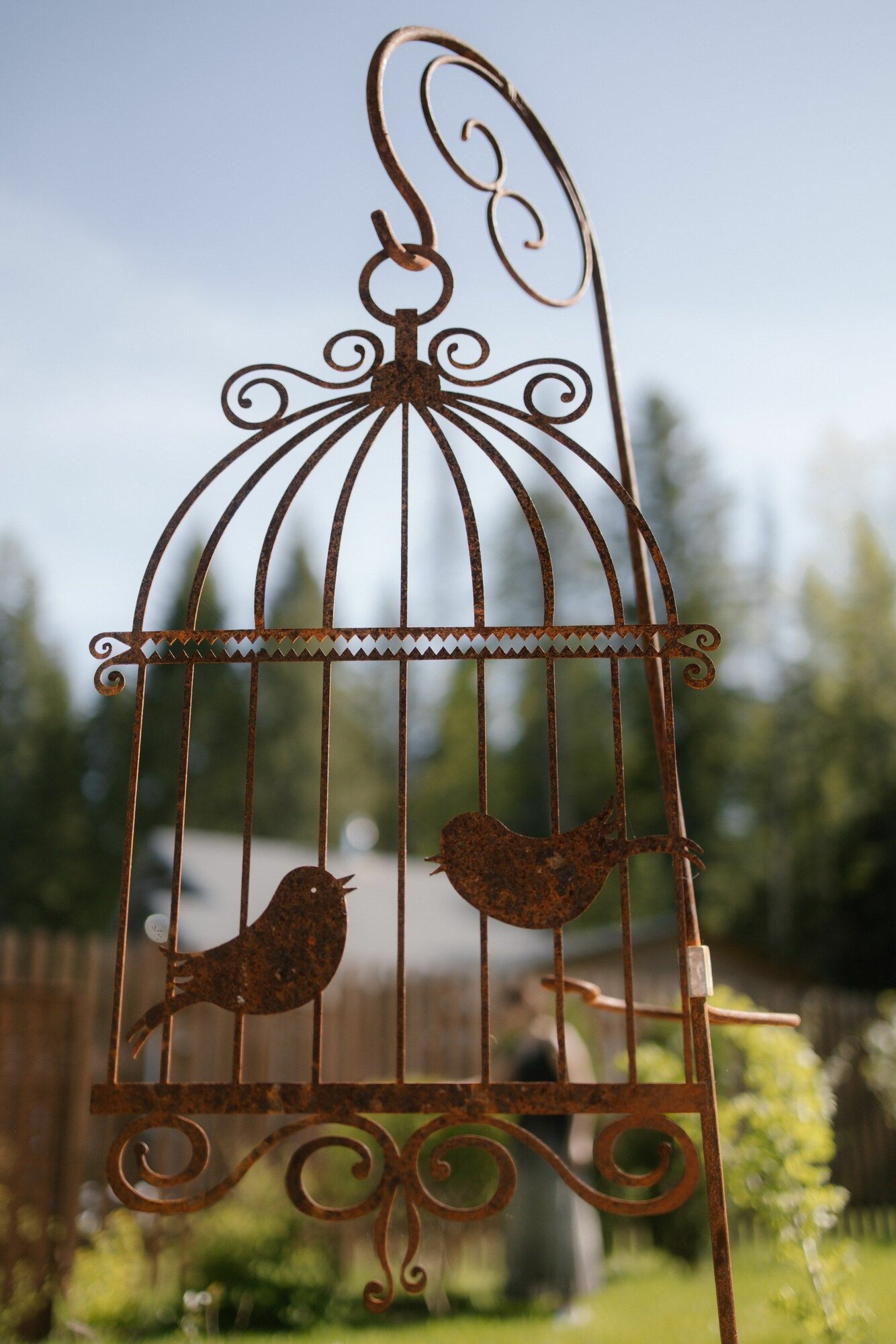Садовые фигурки для сада и огорода Кормушка Клетка для птиц