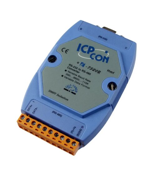 Преобразователь ICP DAS I-7520 CR с изоляцией по RS-232