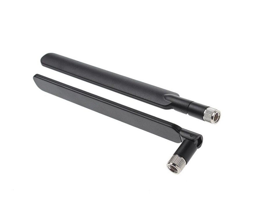 Комплект 2шт, Антенна 5dBi 3G/4G LTE для маршрутизаторов (роутеров) Huawei и ZTE SMA-male черная