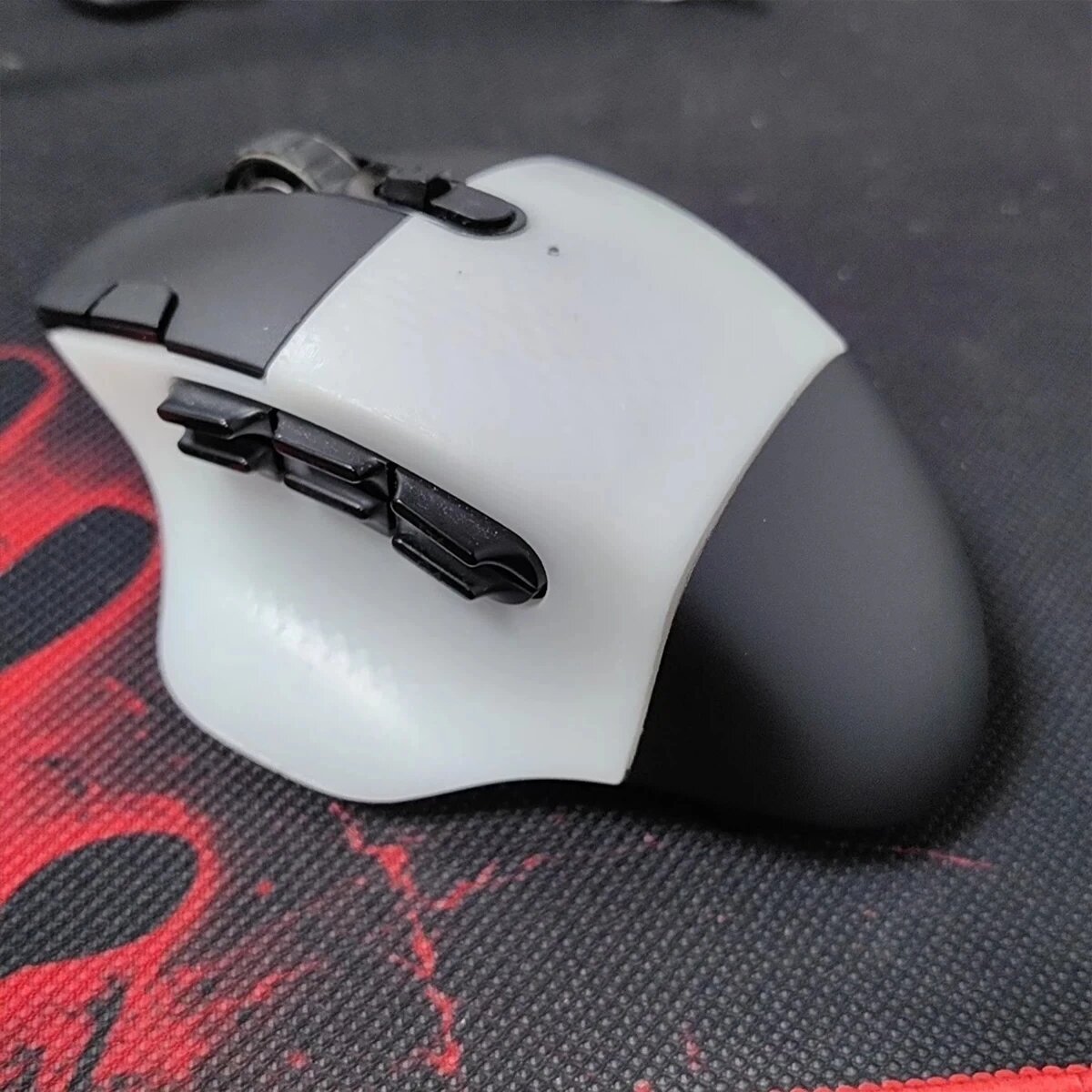 Корпус верхний для мыши Logitech G604, черный, Nylon, 3D печать — фото 1