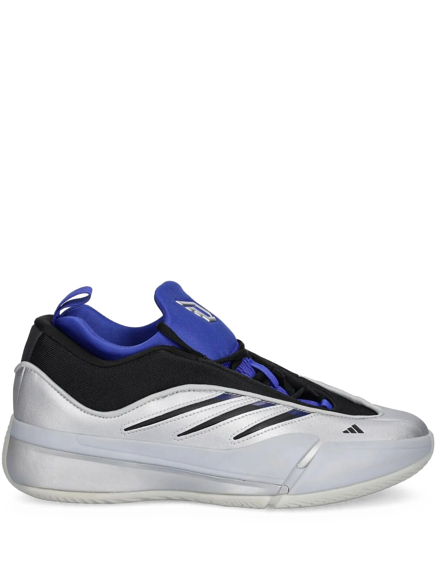 Кроссовки adidas Dame 9, размер 9.5 US, серебристый/красный