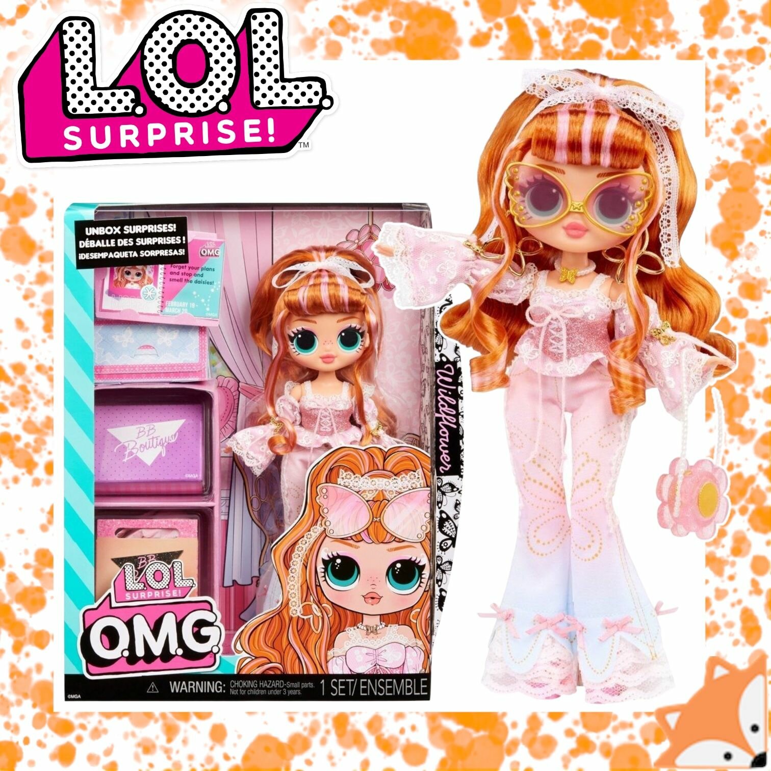 Кукла LOL SURPRISE OMG Core Wildflower 8 серия 591511