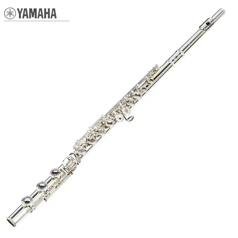 YAMAHA-Посеребренная флейта с 16 закрытыми отверстиями YFL-212DR-l