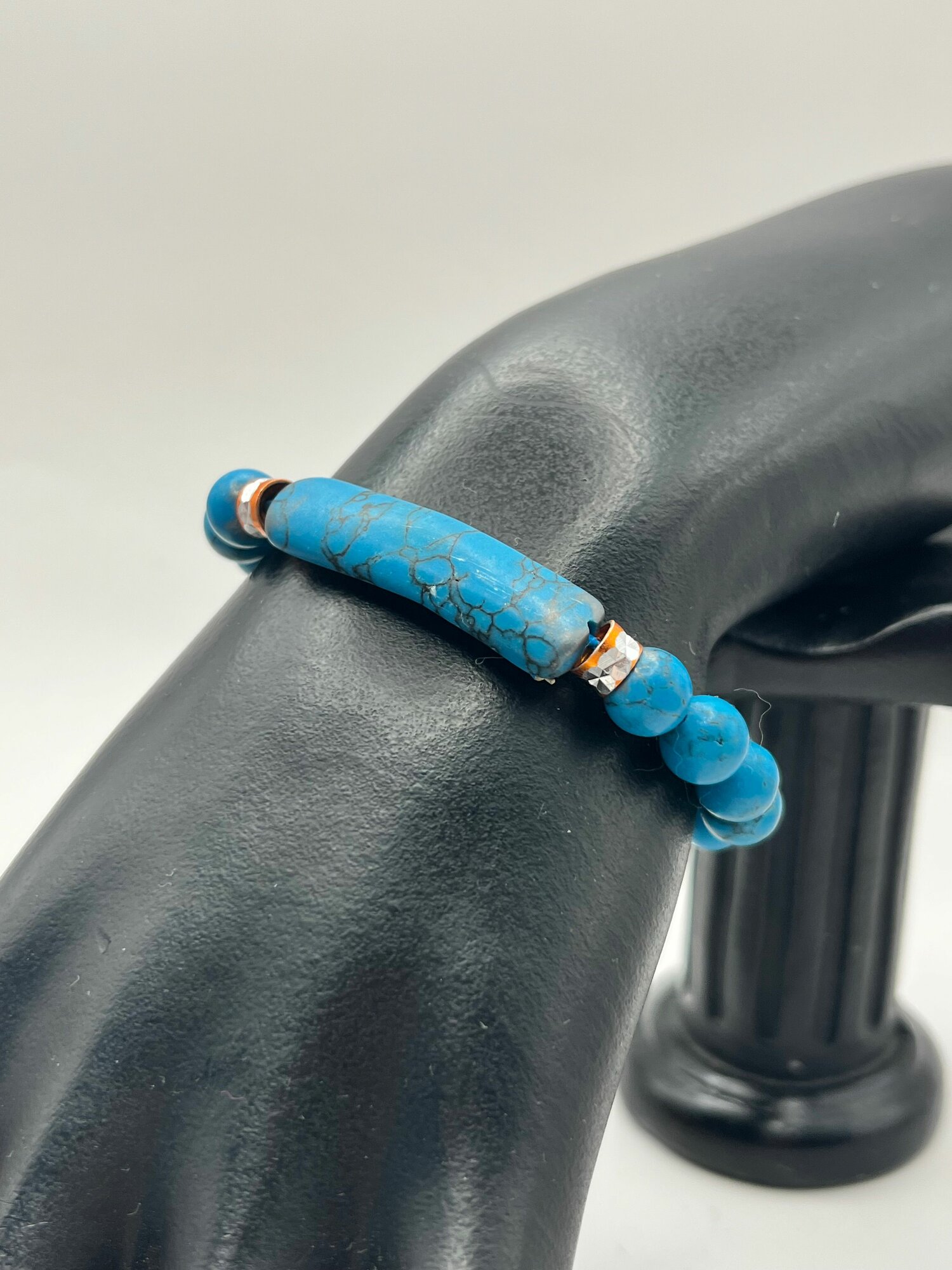 Винтажный браслет, имитация бирюзы, времен СССР