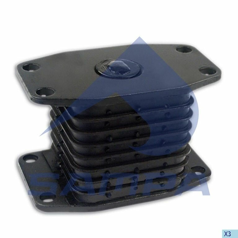 Подушка рессоры для МАН арт 020148 SAMPA