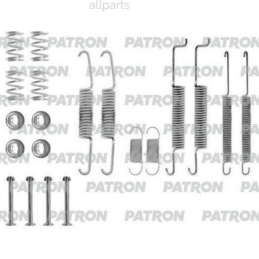 PATRON PSRK0049 Комплект монтажный тормозных колодок барабанных AUDI: 100 76-82, 100 AVANT 77-83, 80 75-78, 80 78-86, 80 86-91, 90 84-87, 90 87-91, COUPE 80-88, VW: GOLF II 87-91, JETTA II 87-91, PASSA
