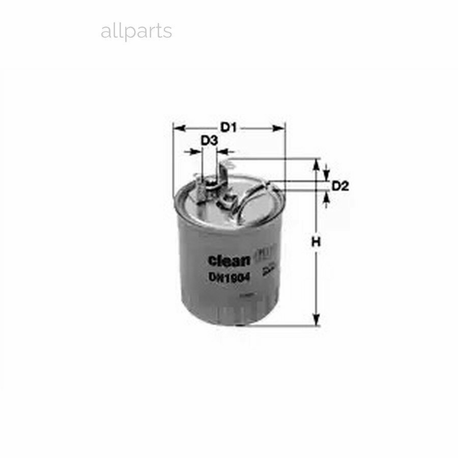 CLEAN FILTERS DN1904 CLEAN фильтр топливный DN 1904 (=WK 842/13)