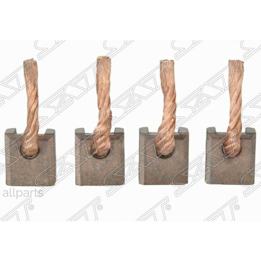 SAT ST-140975 Щетка генератора/стартера 4 шт. FORD FOCUS III 2.0 CB8 11-/MONDEO IV 2.0 2007-