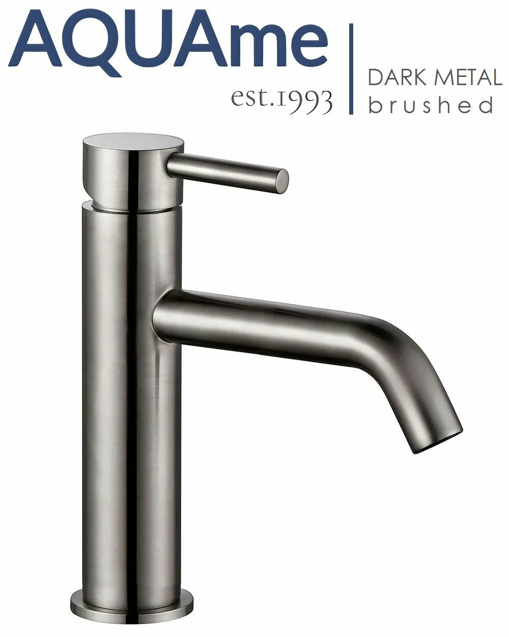 Смеситель для раковины AQUAme Siena темный металл AQM6210GM
