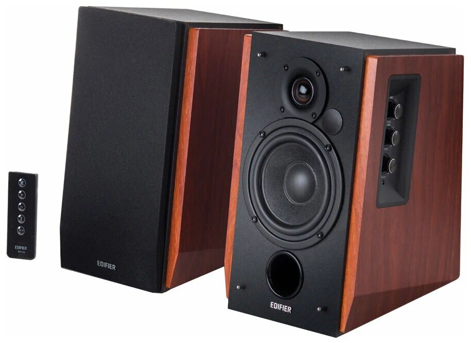 Сателлит Edifier R1700BT, 2 колонки, темное дерево
