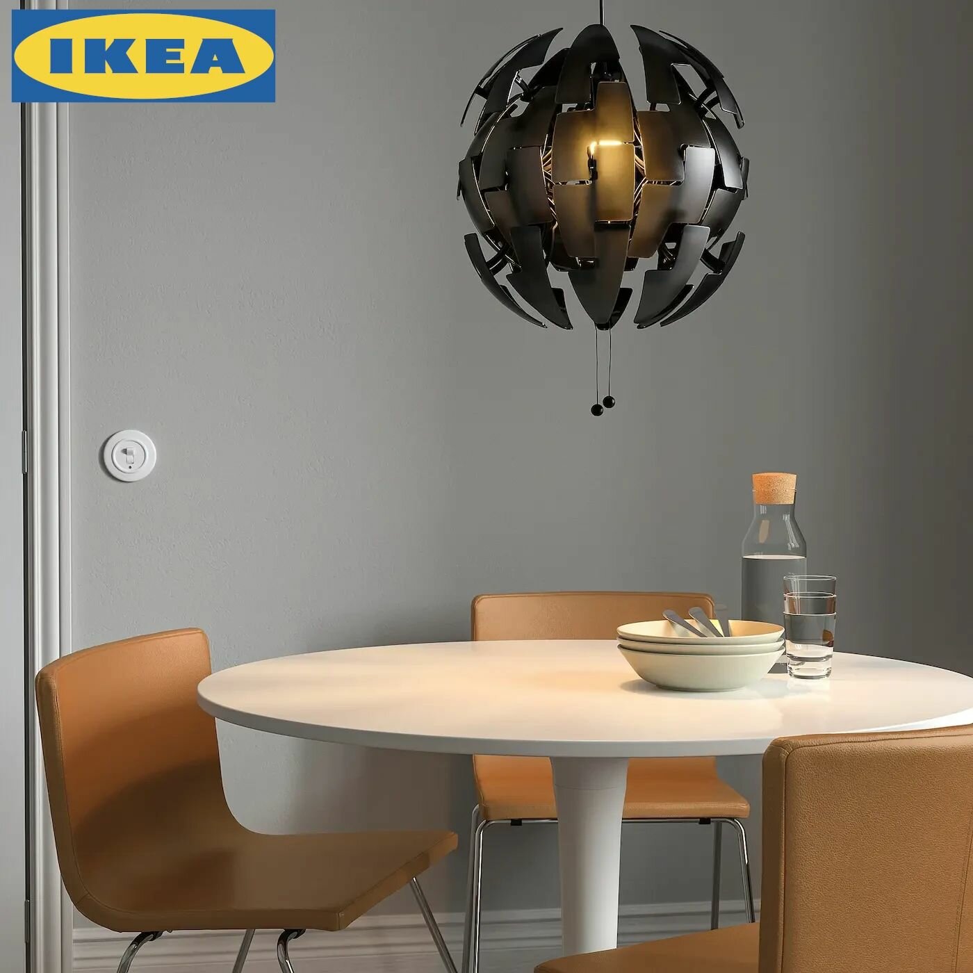IKEA PS 2014 подвесной светильник, черный, 35 см