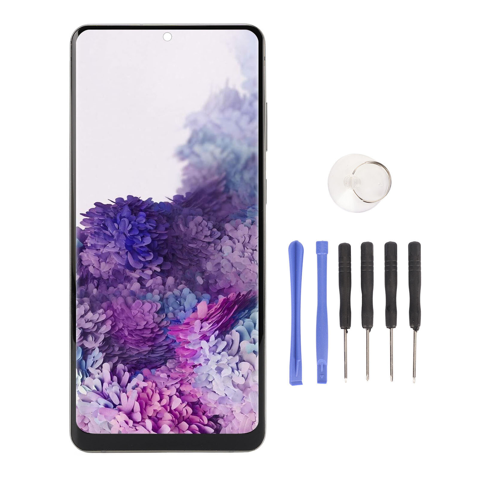 6,7-дюймовый экран телефона с рамкой и инструментами для ремонта сенсорный экран дисплей дигитайзер сборка для Galaxy S20 Plus SM-G986B SM-G986U SM-G985F серебристый