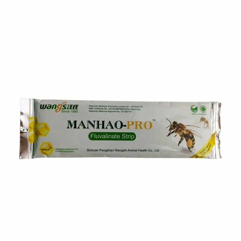 Полоски Manhao Pro Манхао Средство для лечения пчел 80 Штук пчеловодный инвентарь Научное пчеловодство