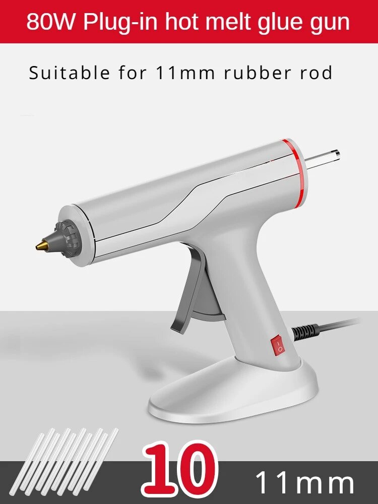 Беспроводной термоклеевой пистолет Deli 10Вт/80Вт 80w Plug in style