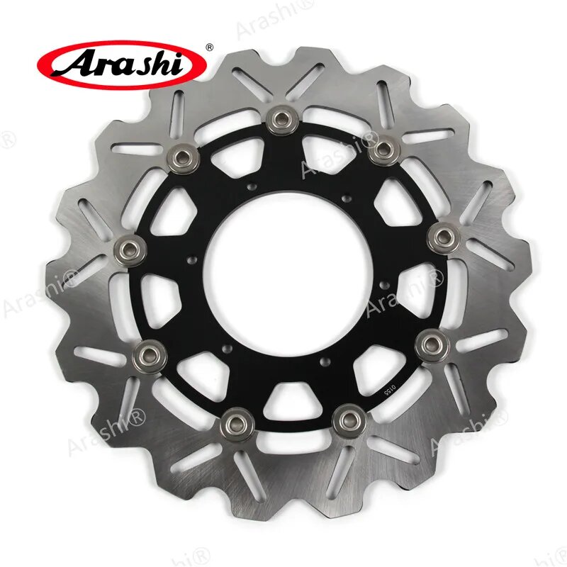 Arashi 1 шт. плавающий передний тормозной диск с ЧПУ для BMW F650GS ABS 2001 2002 Black Wave Disc