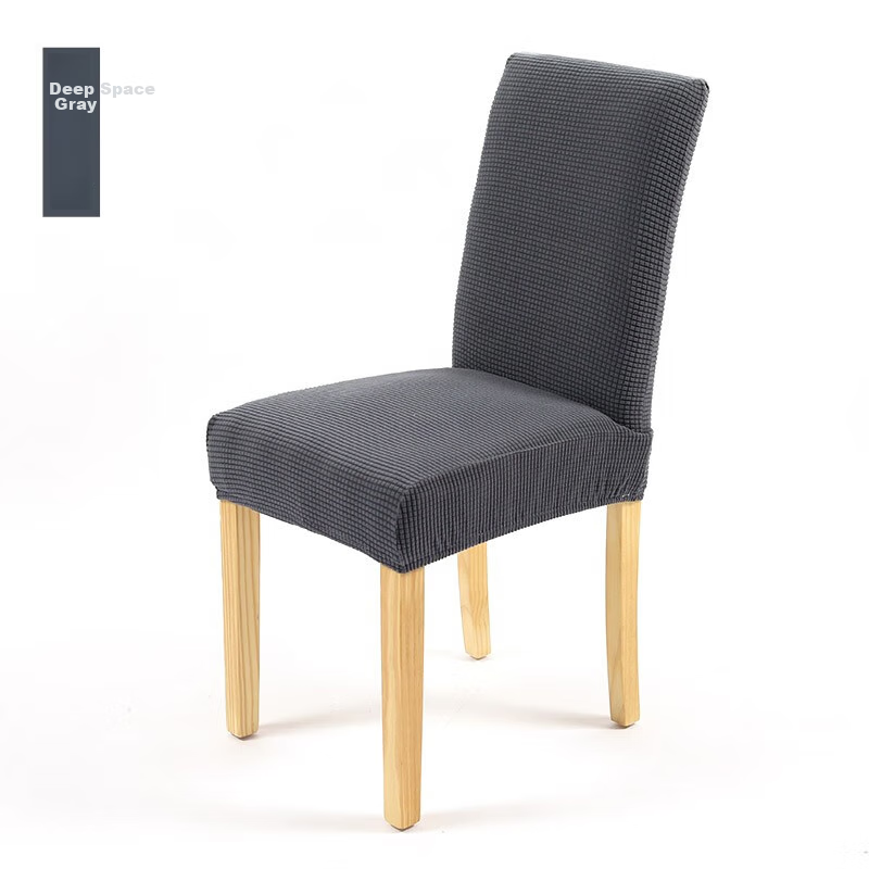 Foojo swivel chair cushion cover four seasons chair cover high density high elastic dining table chair dust cover gray