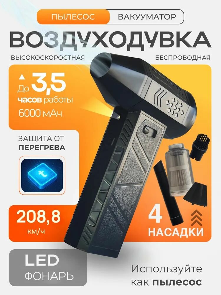 Воздуходувка портативная