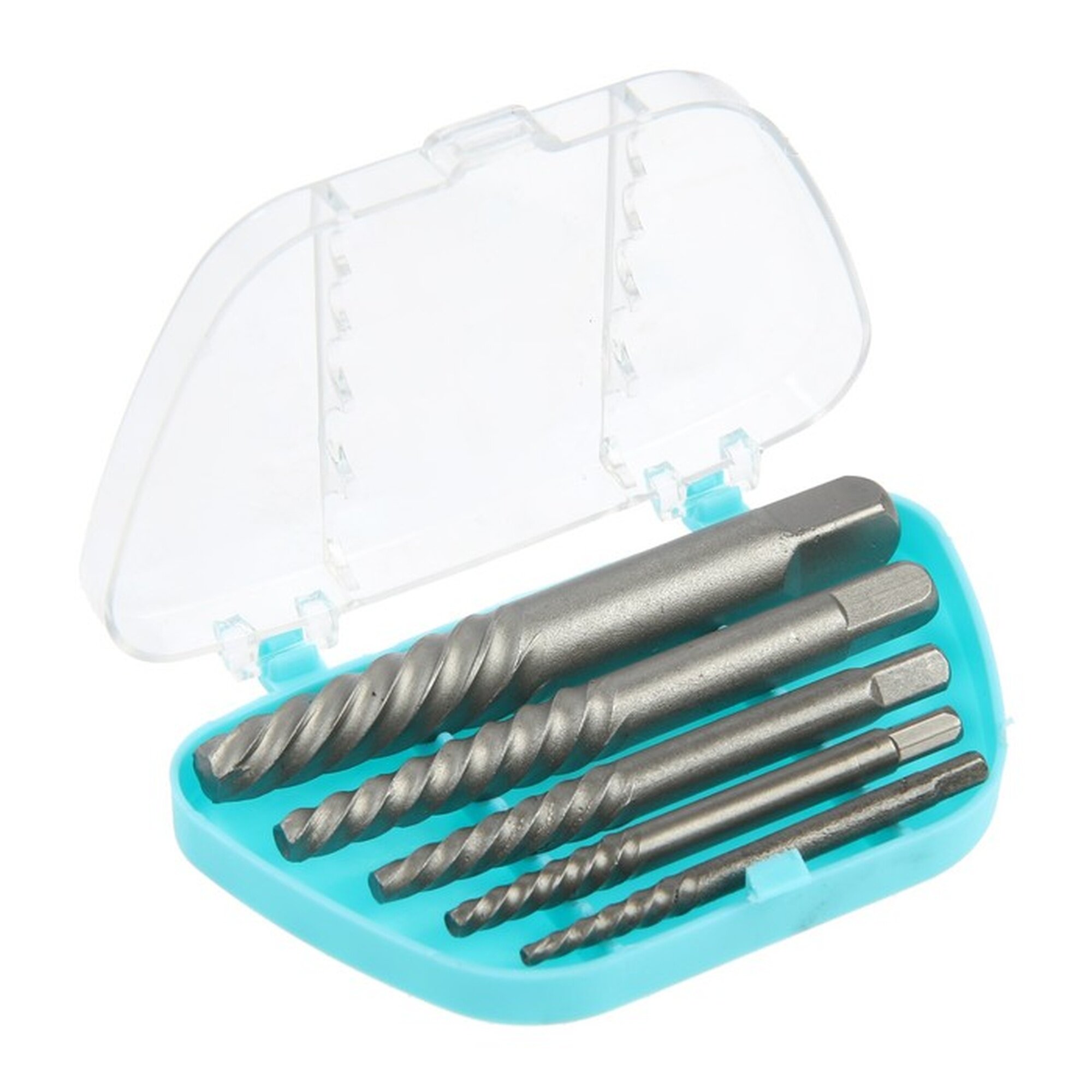 Набор экстракторов тундра, 5 шт, 45 сталь, крупная левая резьба, диапазон М3-М18